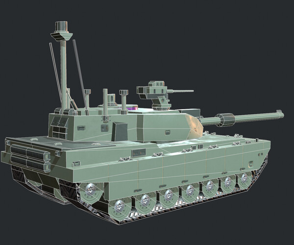 ArtStation - Modern MBT Tank | Game Assets