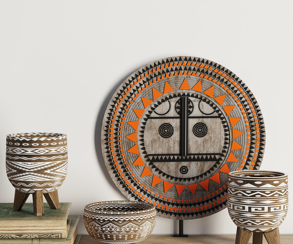 ArtStation - african decor 01 | Resources