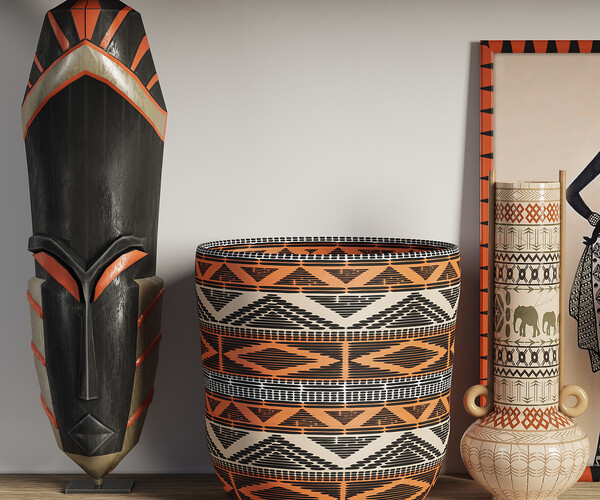 ArtStation - african decor 01 | Resources
