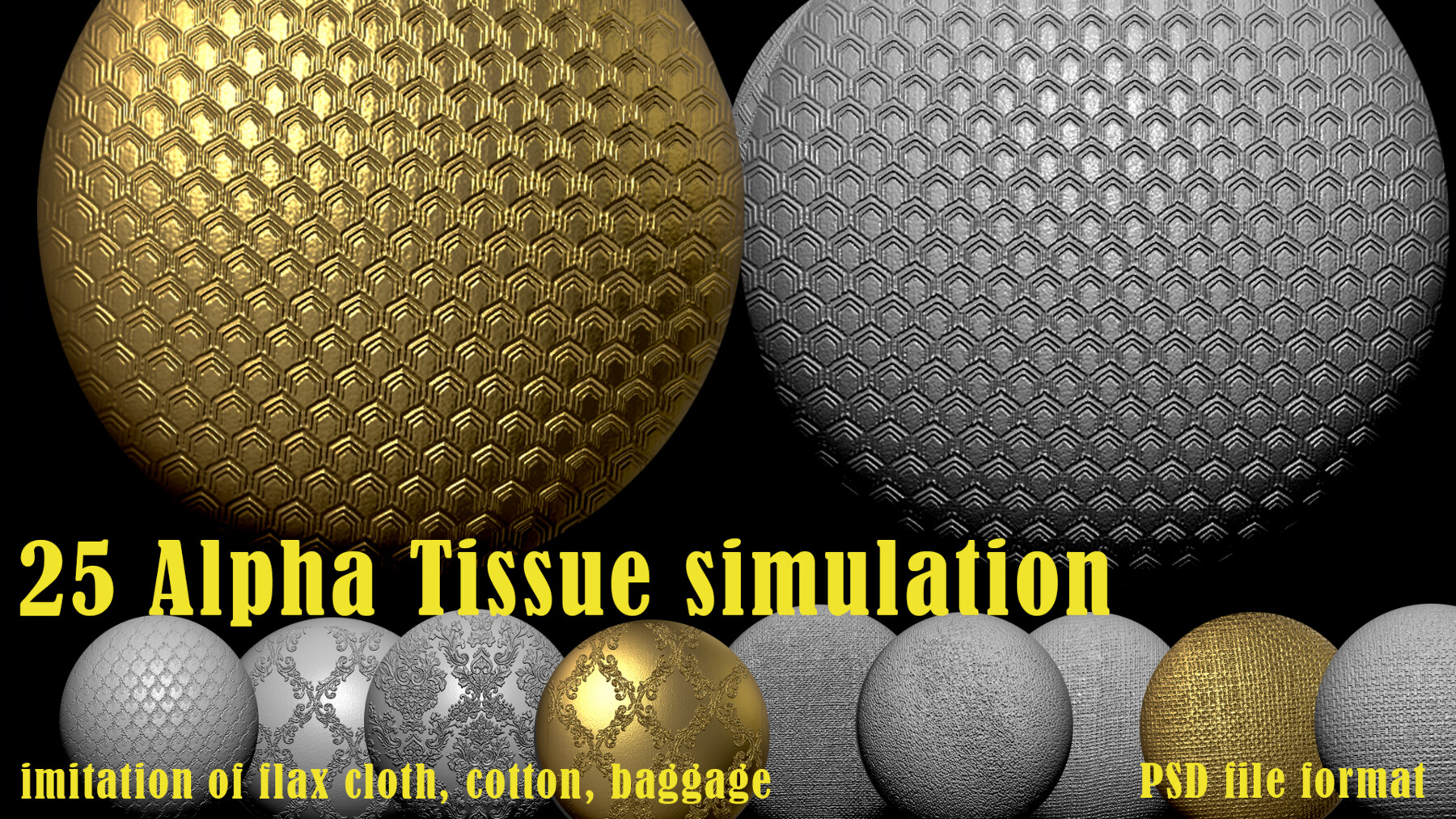 ArtStation - Package 22 Alpha Fabric Structure | Brushes