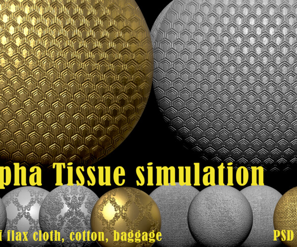 ArtStation - Package 22 Alpha Fabric Structure | Brushes