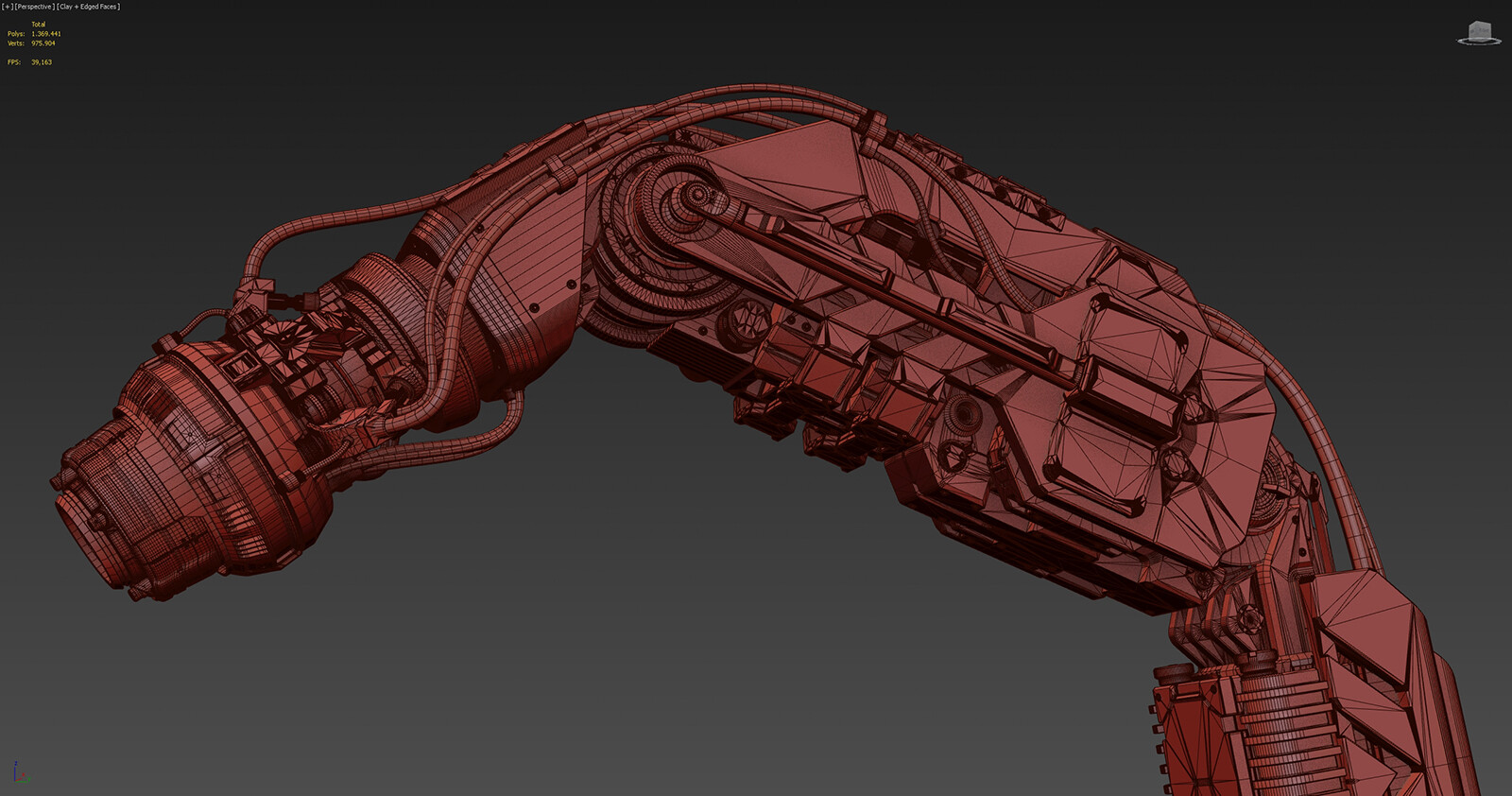 ArtStation - Sci - Fi Robotic Arm 2b - Rigged 3d Model | Resources