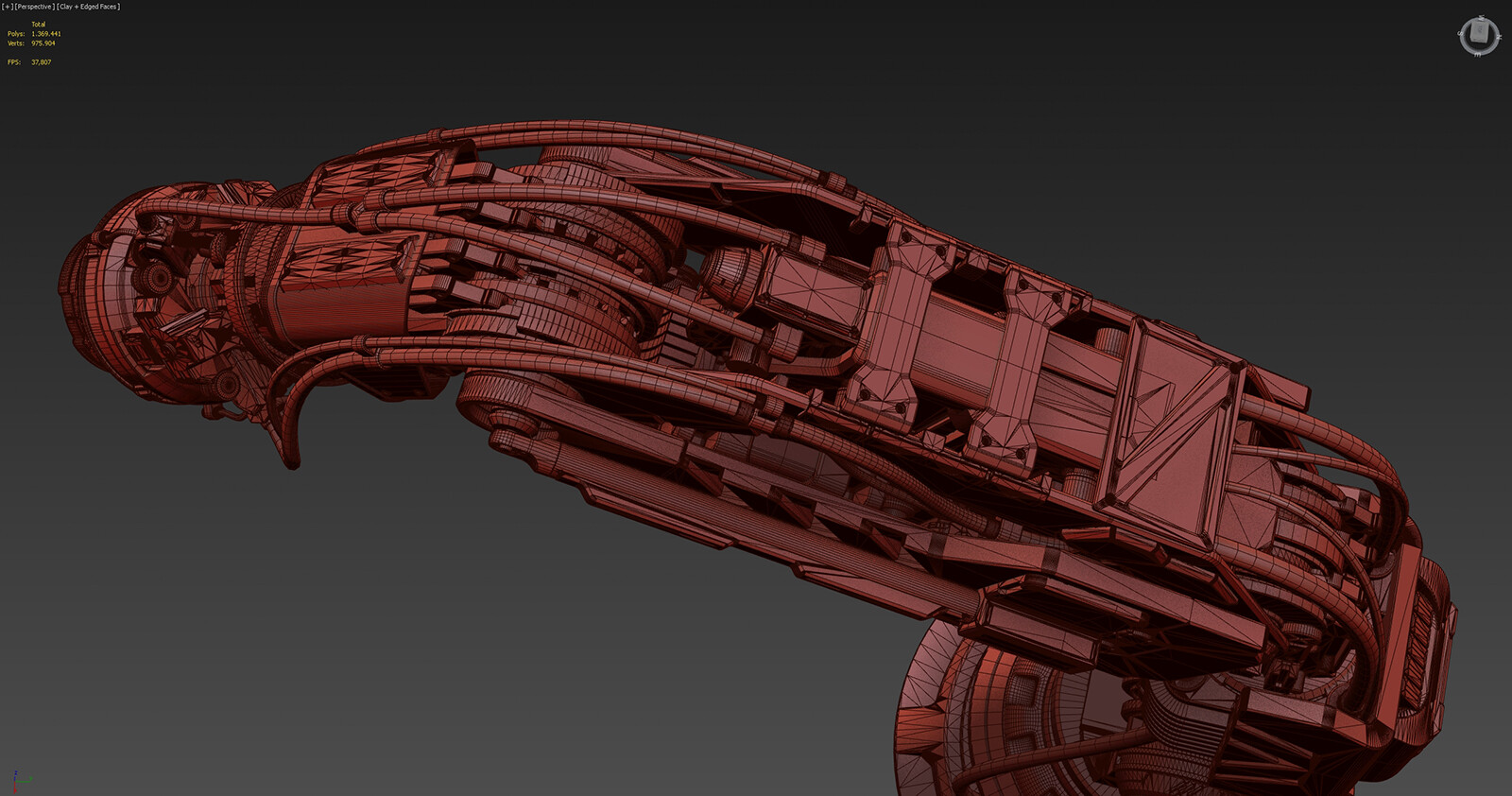 ArtStation - Sci - Fi Robotic Arm 2b - Rigged 3d Model | Resources