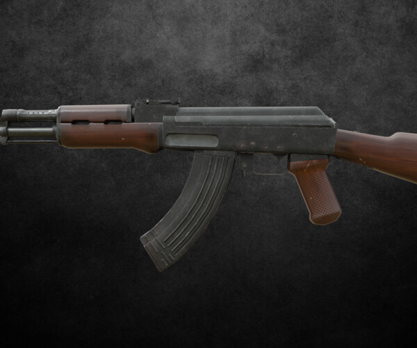 ArtStation - AK47 Type 3 Game Ready Model - PBR Textures | Game Assets