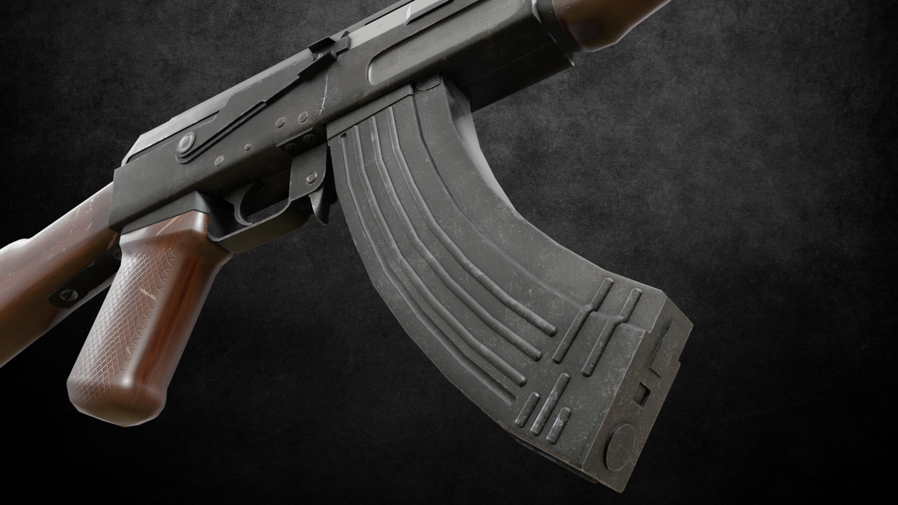 ArtStation - AK47 Type 3 Game Ready Model - PBR Textures | Game Assets