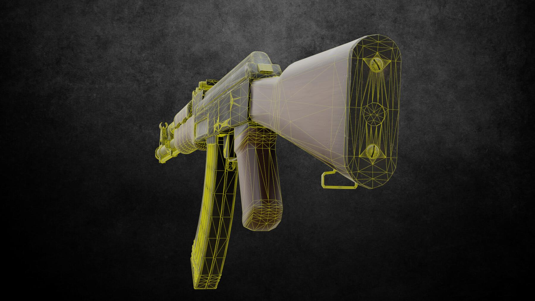 ArtStation - AK47 Type 3 Game Ready Model - PBR Textures | Game Assets