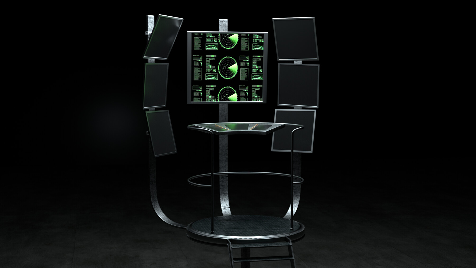 ArtStation - Sci-Fi Spaceship Control Center | Resources