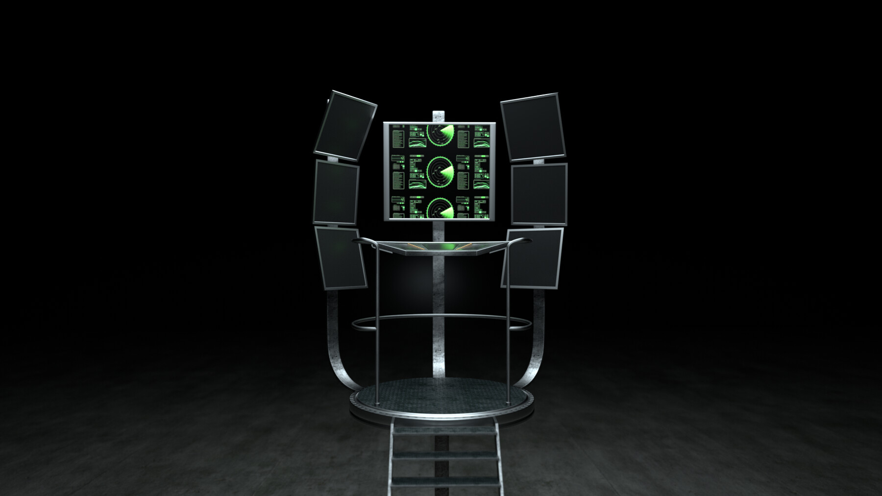 ArtStation - Sci-Fi Spaceship Control Center | Resources