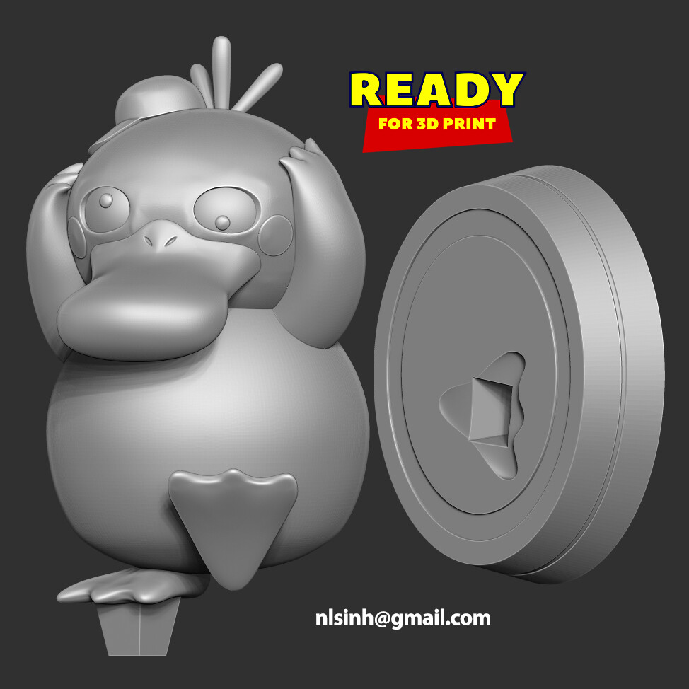 ArtStation - Psyduck - Pokemon Fanart | Resources