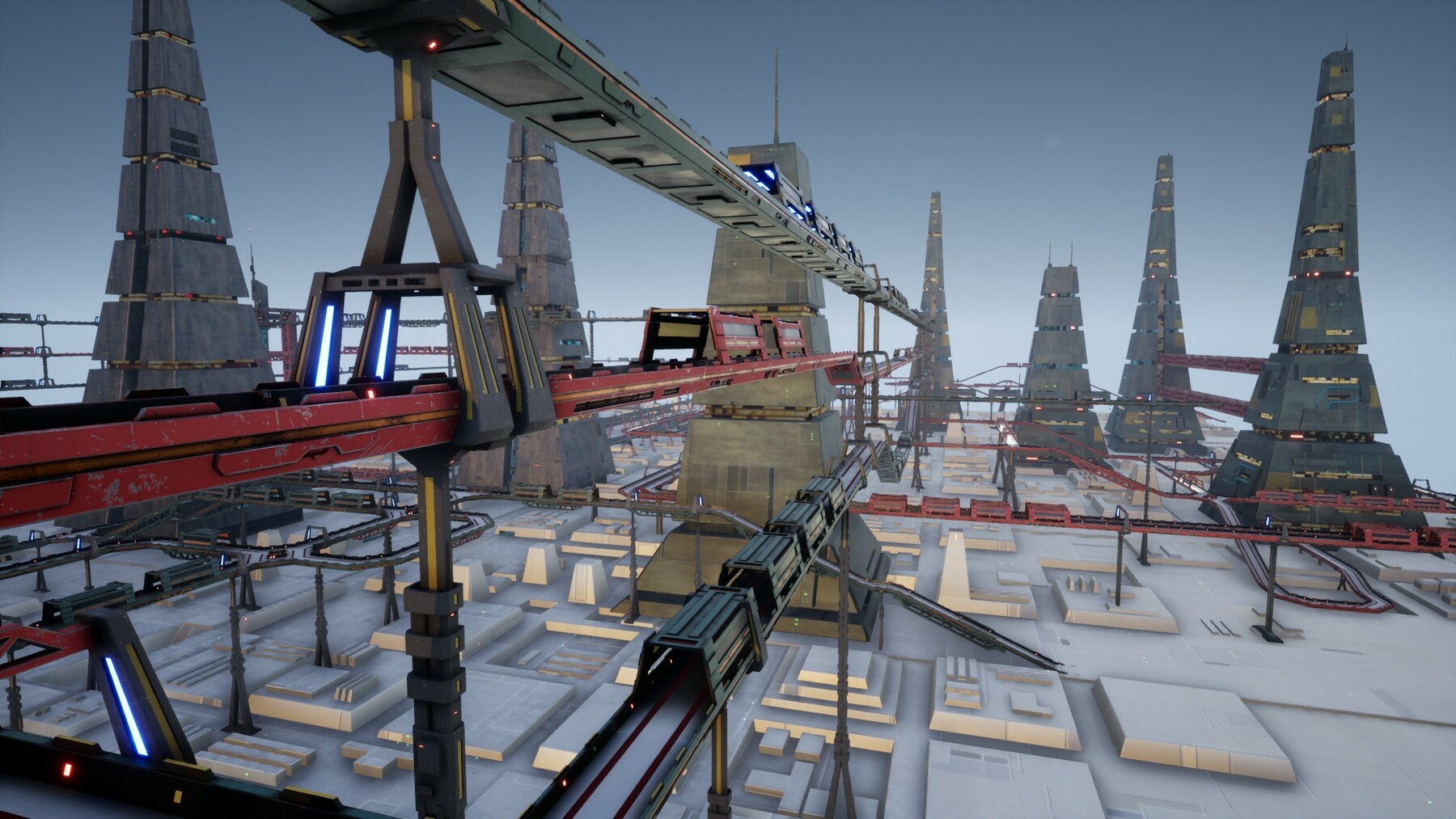 ArtStation - Amazing Sci-Fi Environment and Flying UE4 | Game Assets