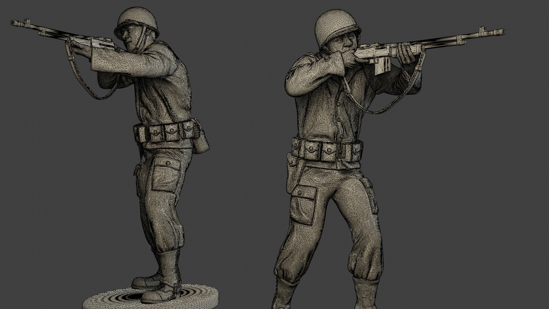 ArtStation - American soldiers ww2 A12 Pack 1 | Resources