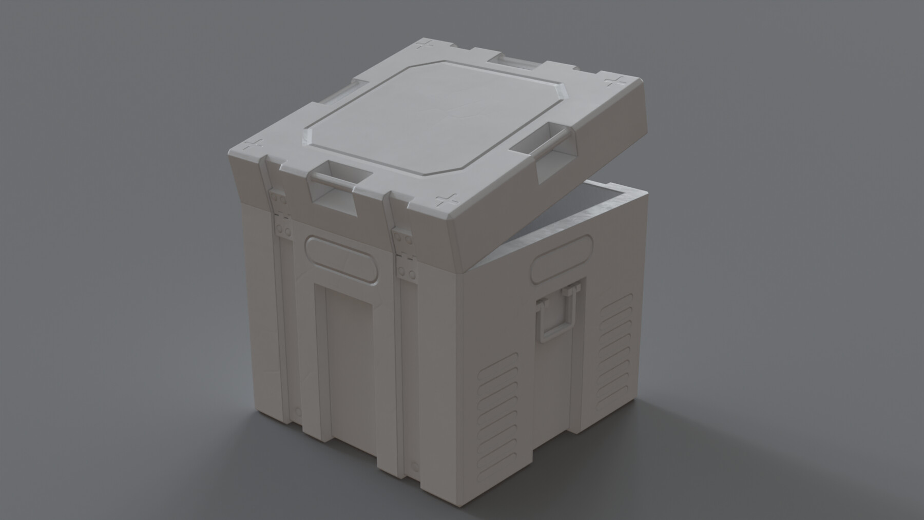 ArtStation - Crate SciFi First Aid Kit Low-poly | Game Assets