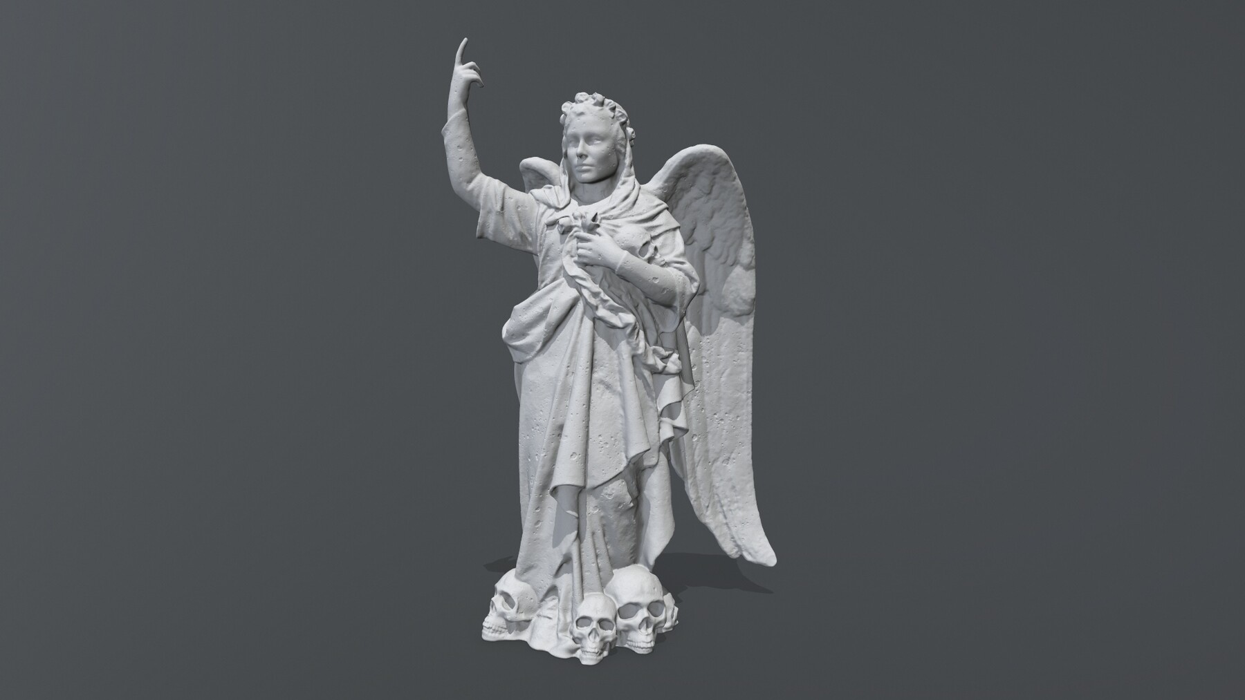 ArtStation - angel statue | Game Assets
