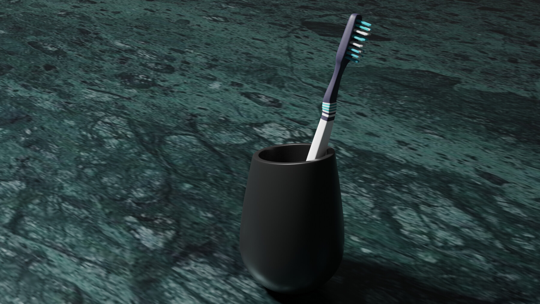 ArtStation - Toothbrush and Holder 3D model | Game Assets