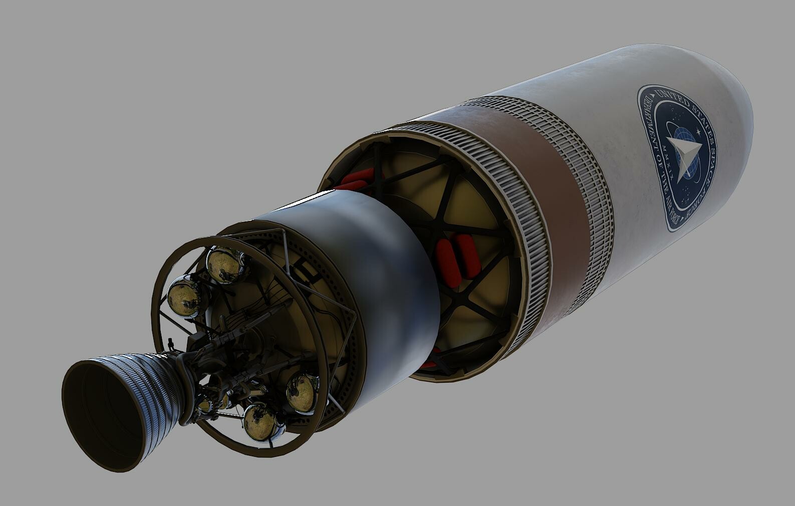 ArtStation - Delta IV Heavy Rocket 3D model | Resources