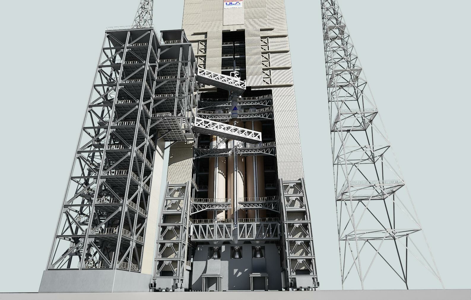 ArtStation - Delta IV Heavy Rocket 3D model | Resources