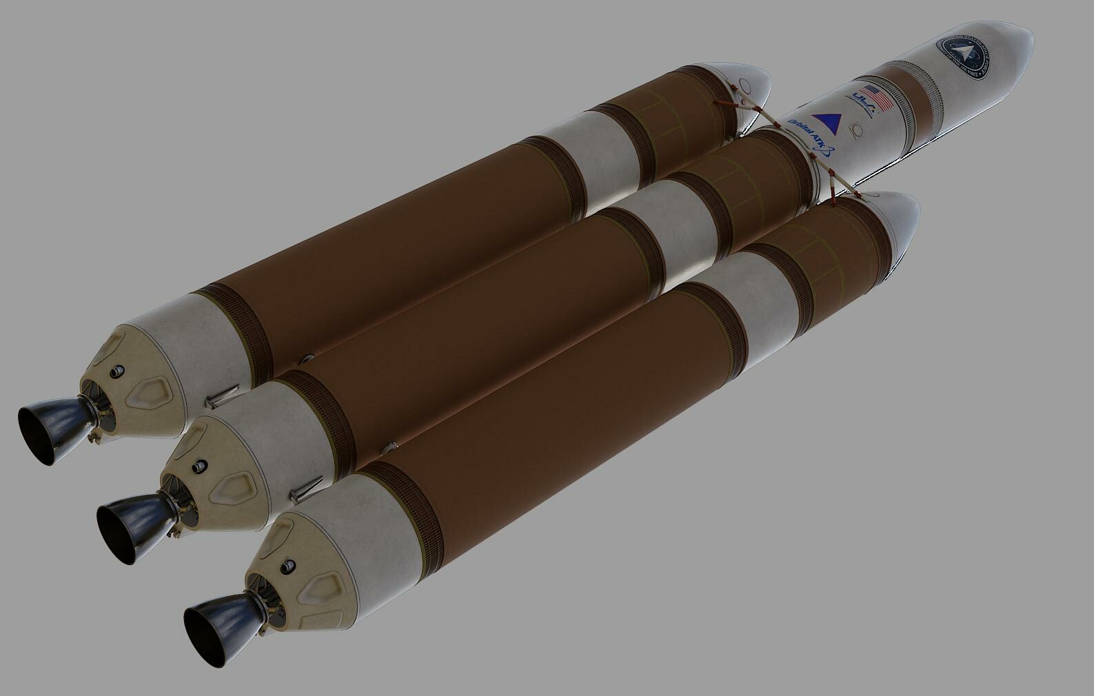 ArtStation - Delta IV Heavy Rocket 3D model | Resources