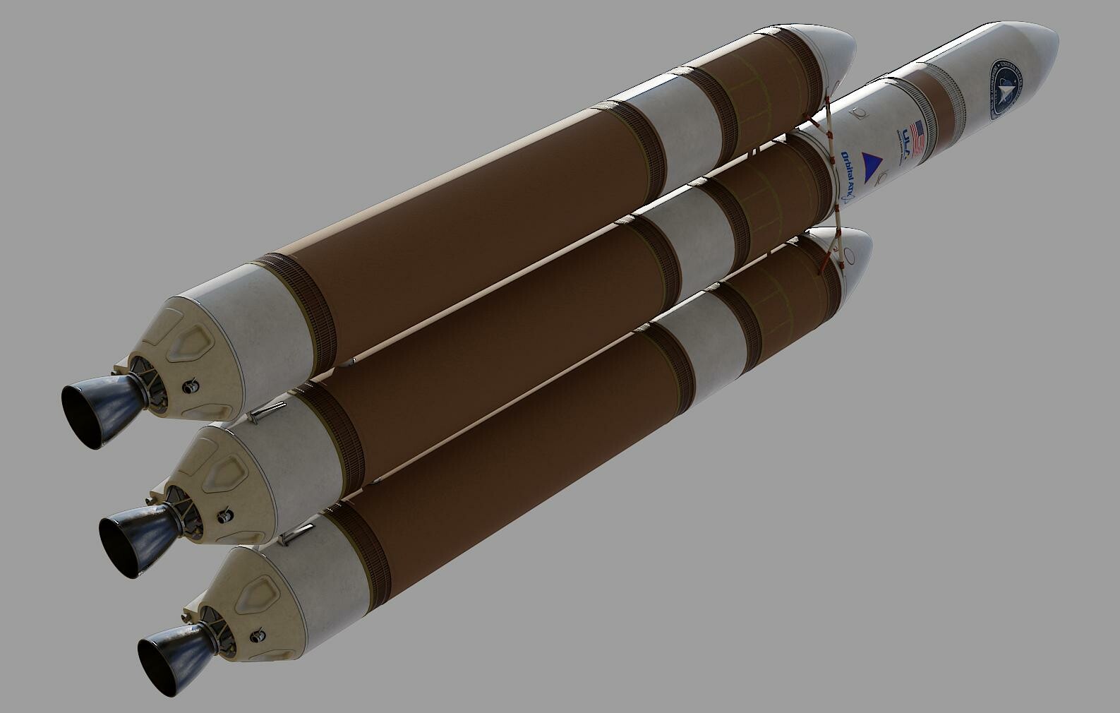 ArtStation - Delta IV Heavy Rocket 3D model | Resources