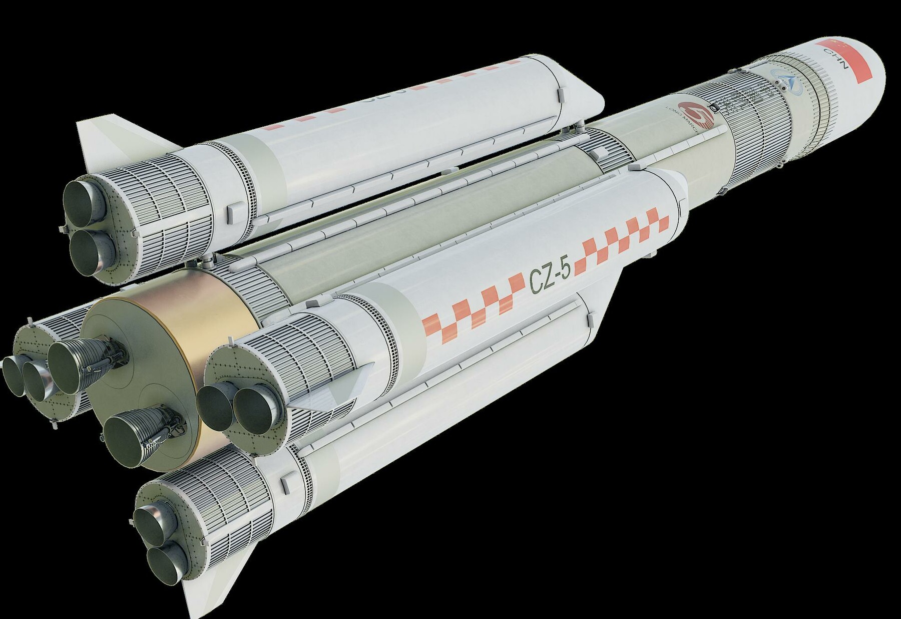 ArtStation - Long March 5 3D model | Resources