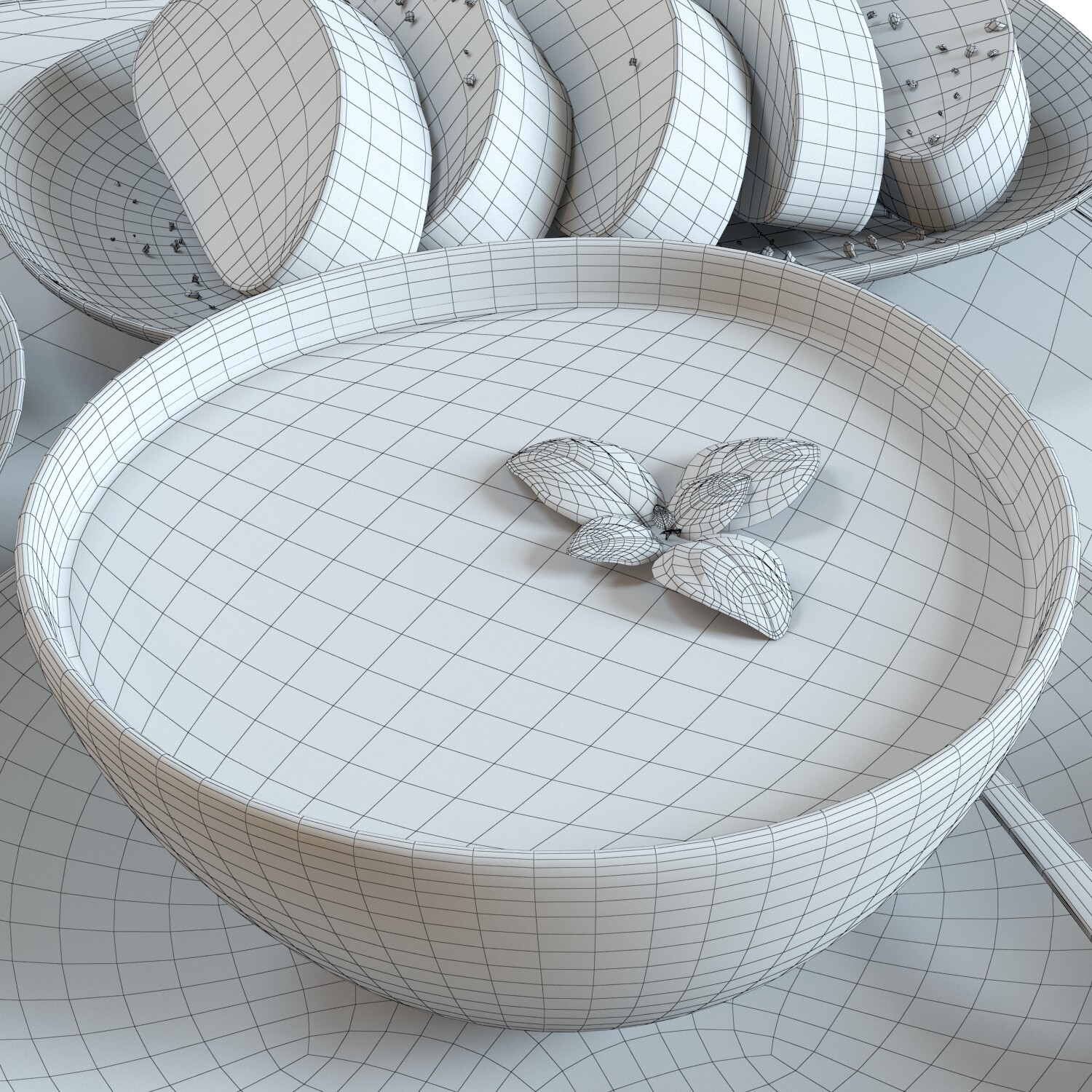 ArtStation - 3D Model / Food Set 03 / Tomato Soup and Bread | Resources