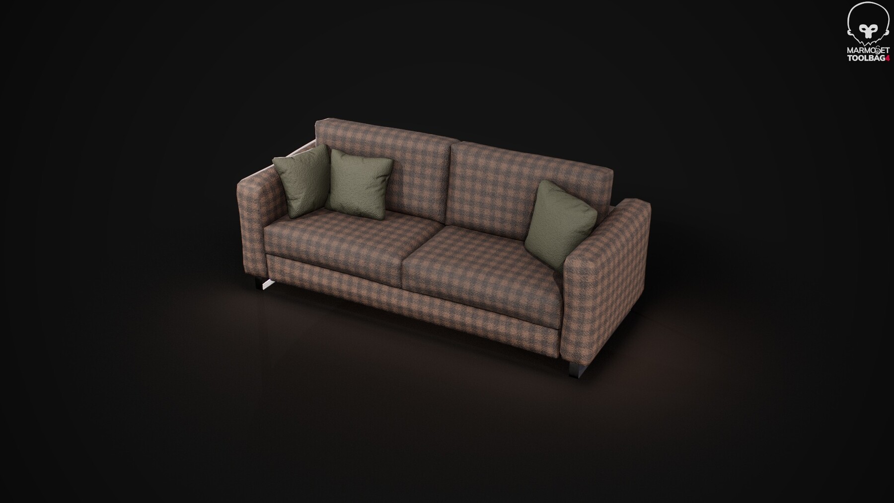 ArtStation - Realistic sofa with multiple colors Game Ready Model ...