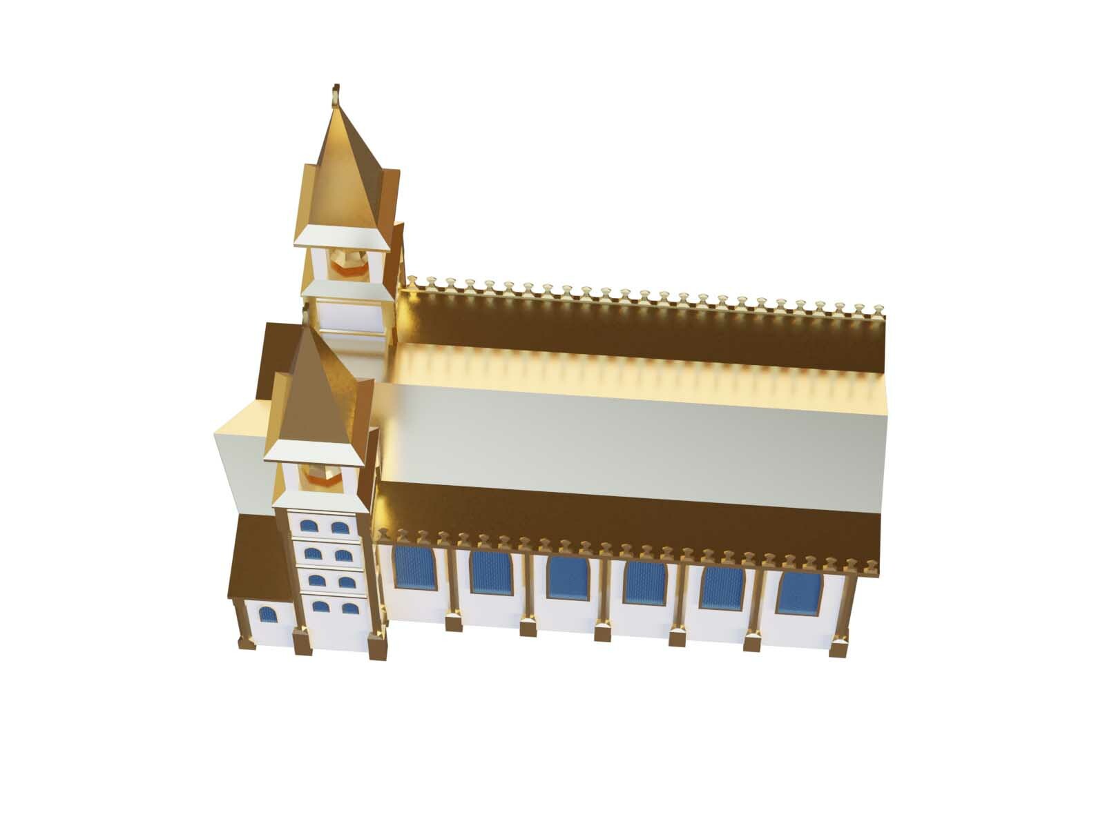 ArtStation - Church Low Poly | Game Assets