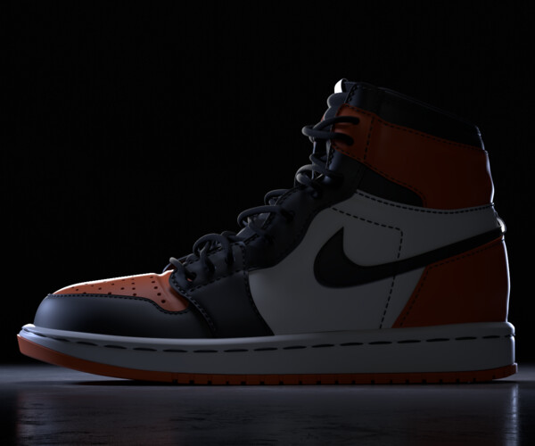 ArtStation - Nike Air Jordan 1 3D Model - Production Ready | Resources