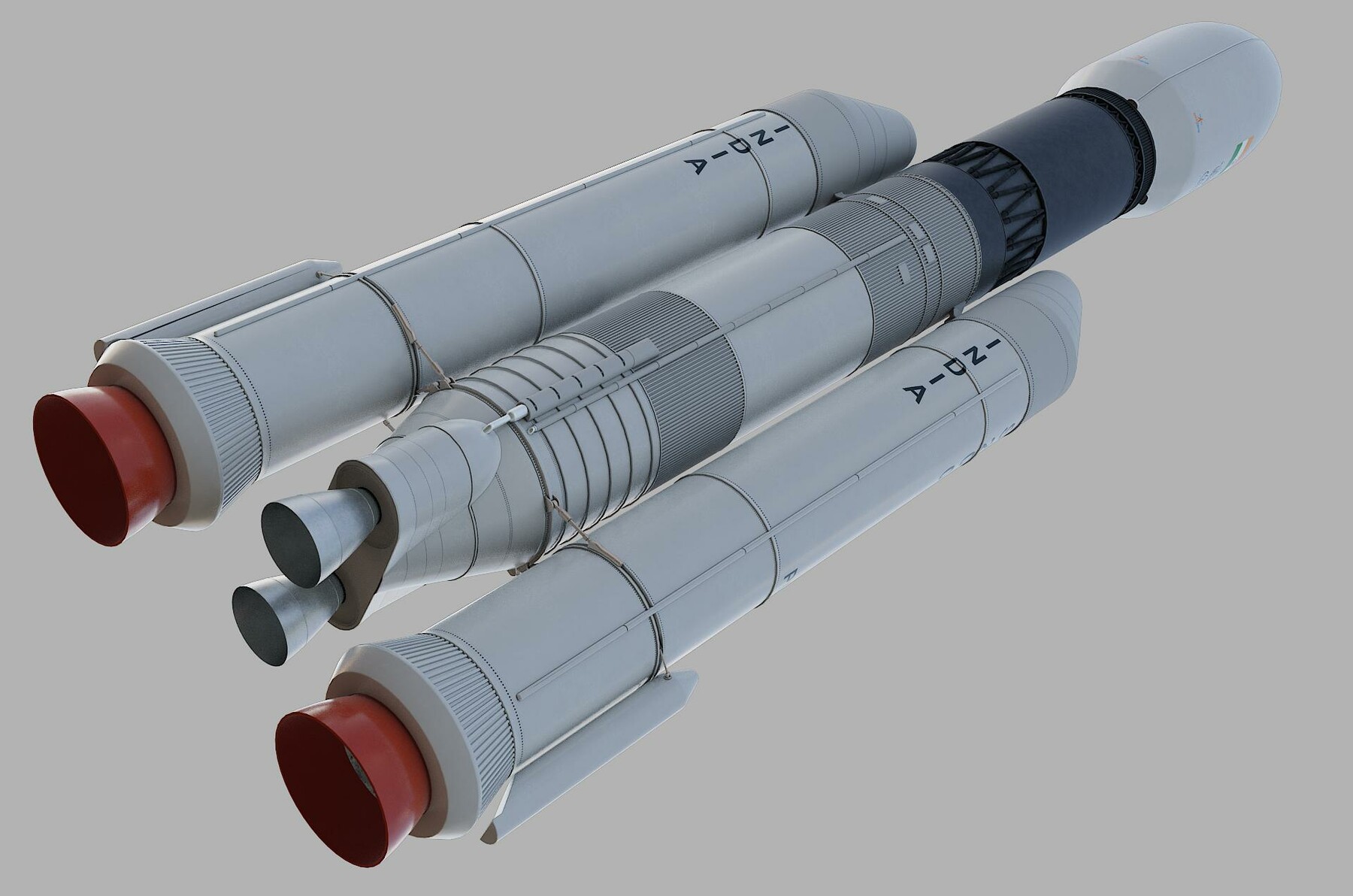 ArtStation - GSLV rocket 3D model | Resources