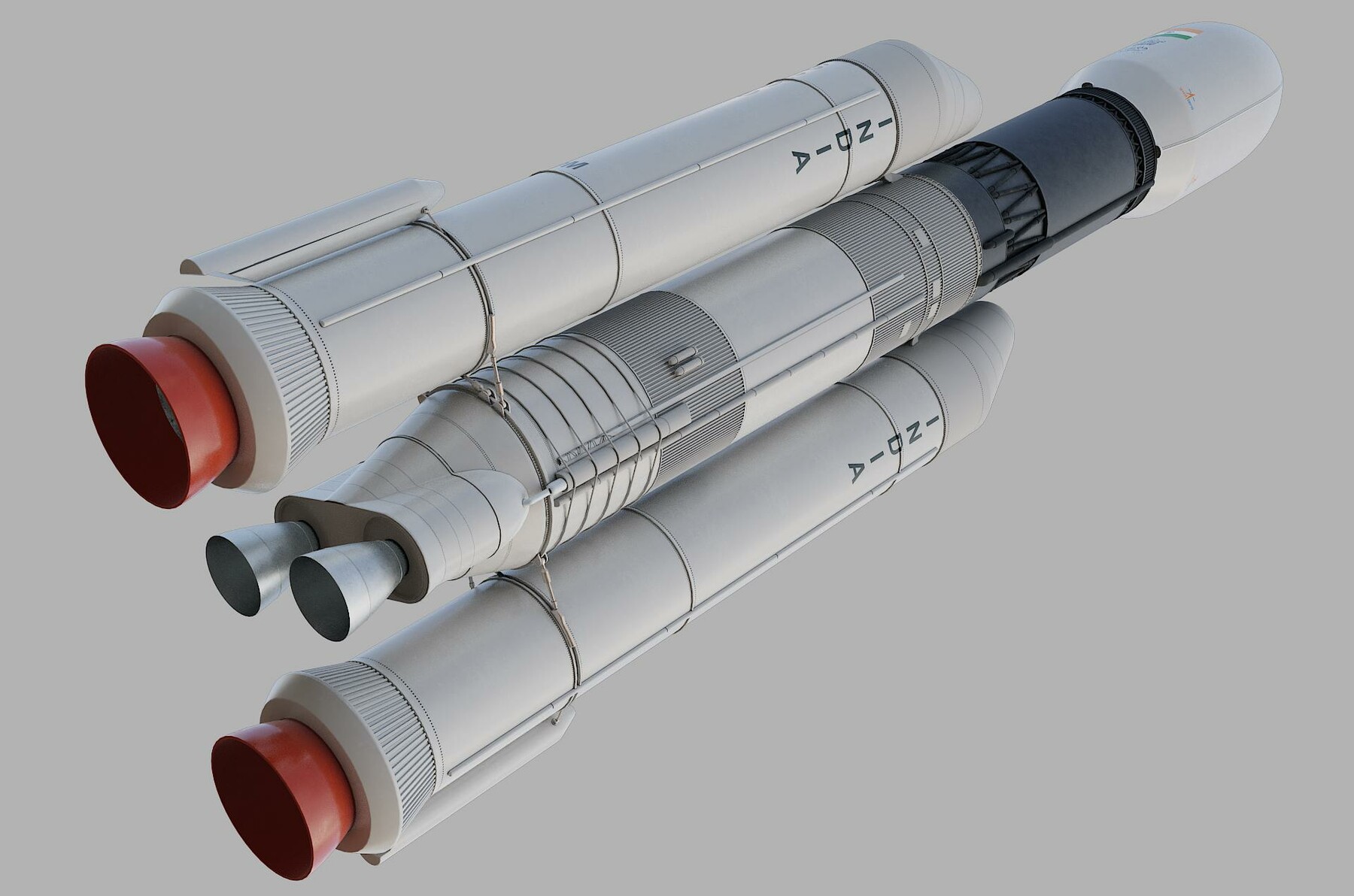 ArtStation - GSLV rocket 3D model | Resources