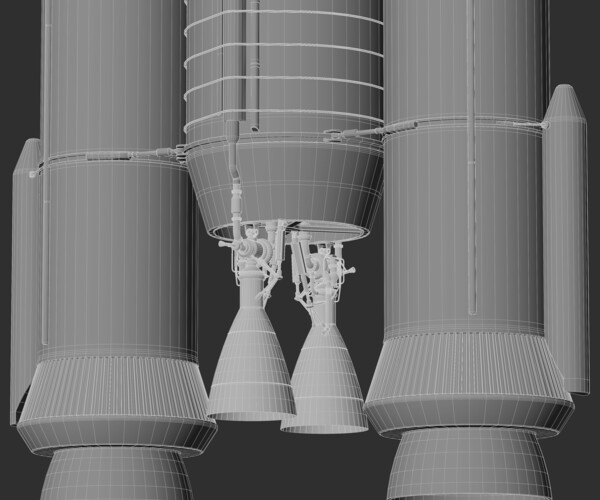 ArtStation - GSLV rocket 3D model | Resources