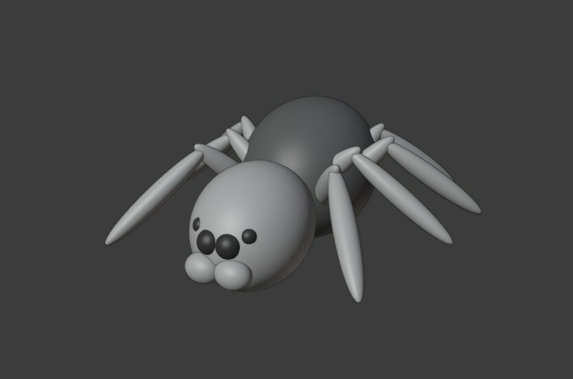 ArtStation - Spider for free game may be | Game Assets