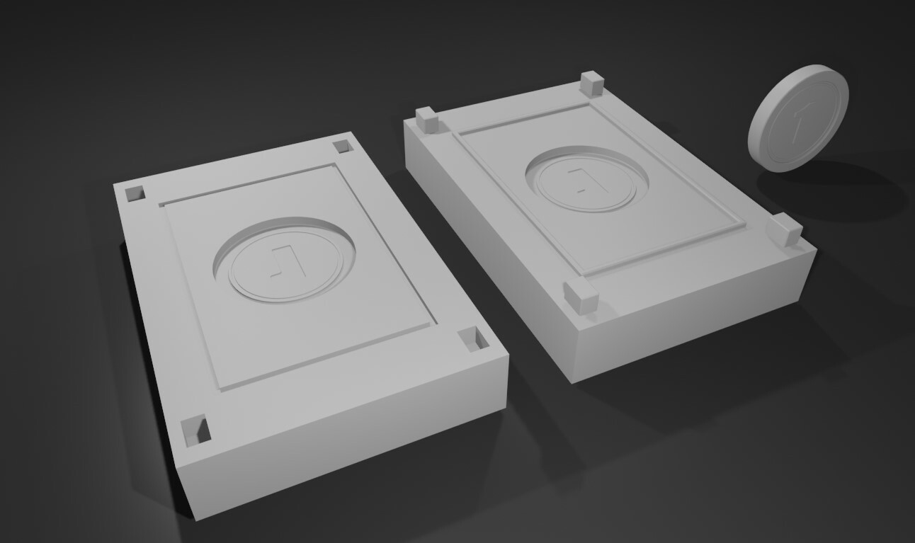 ArtStation - Mold for Coin - Form - Molde Moeda Forma 3D print model ...