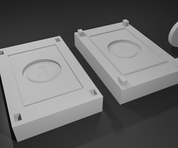 ArtStation - Mold for Coin - Form - Molde Moeda Forma 3D print model ...