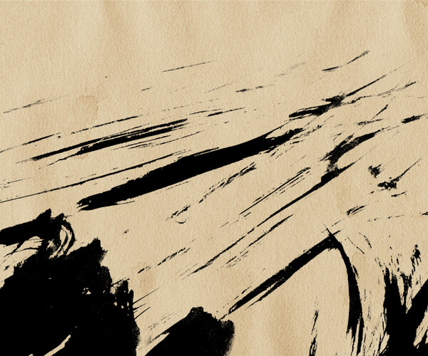 ArtStation - Japanese Ink Brush Strokes | Artworks