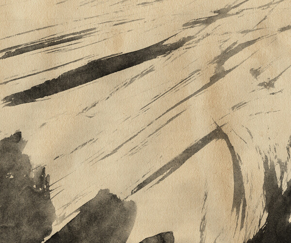 ArtStation - Japanese Ink Brush Strokes | Artworks