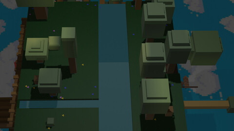 ArtStation - cube planet | Game Assets