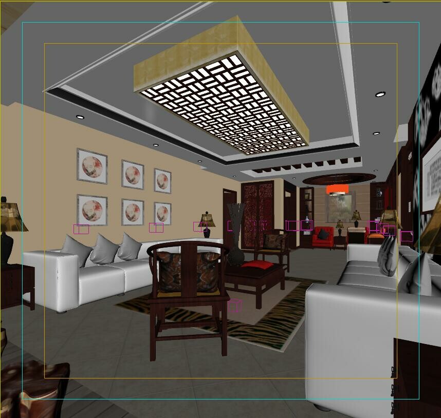 ArtStation - Fashionable Chinese vintage room restaurant 1824 | Resources