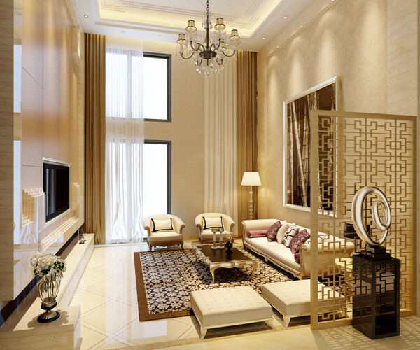 ArtStation - se style and vintage living room restaurant 1851 | Resources