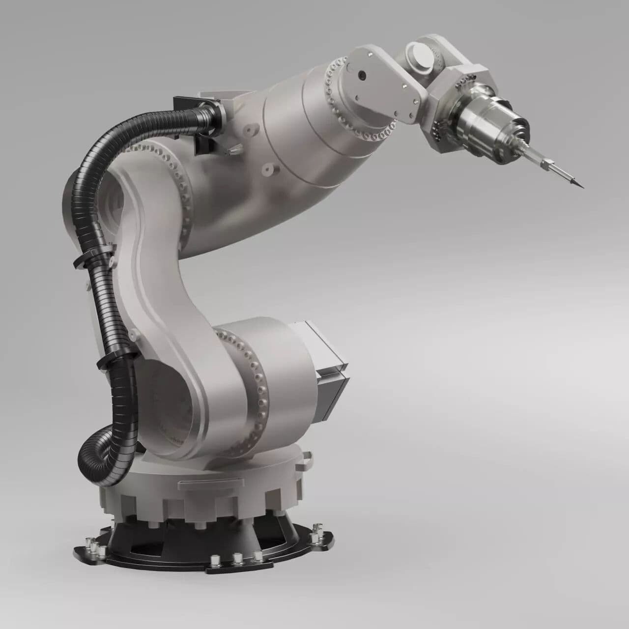 ArtStation - 5 Industrial Robot Arm and 5 tools | Game Assets