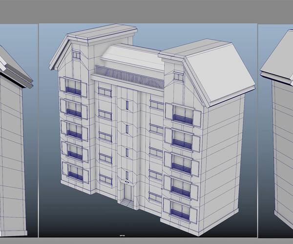 ArtStation - Cartoon building house | Resources