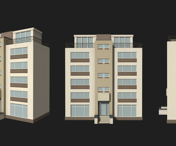ArtStation - Cartoon building house | Resources
