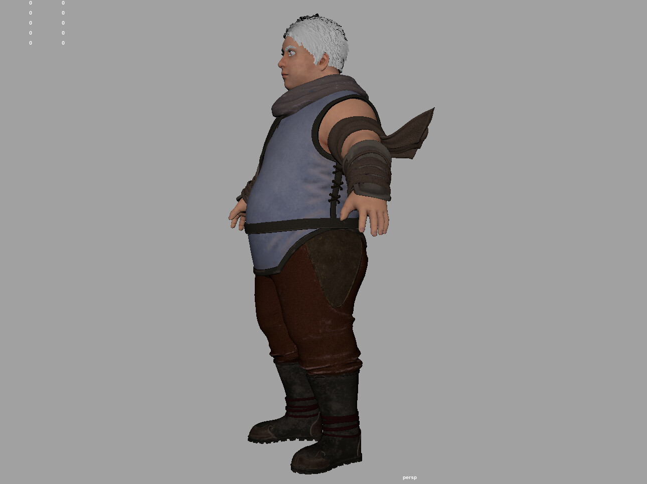 ArtStation - Chinese style Fat man | Resources