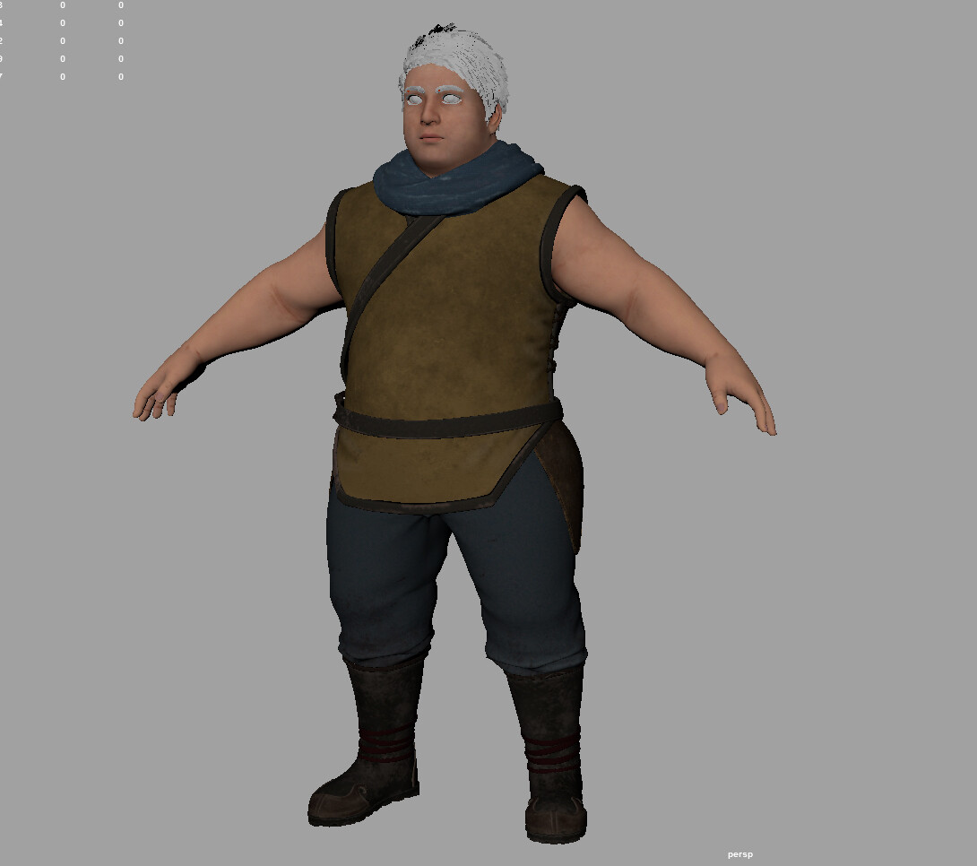 ArtStation - Chinese style Fat man B3 | Resources