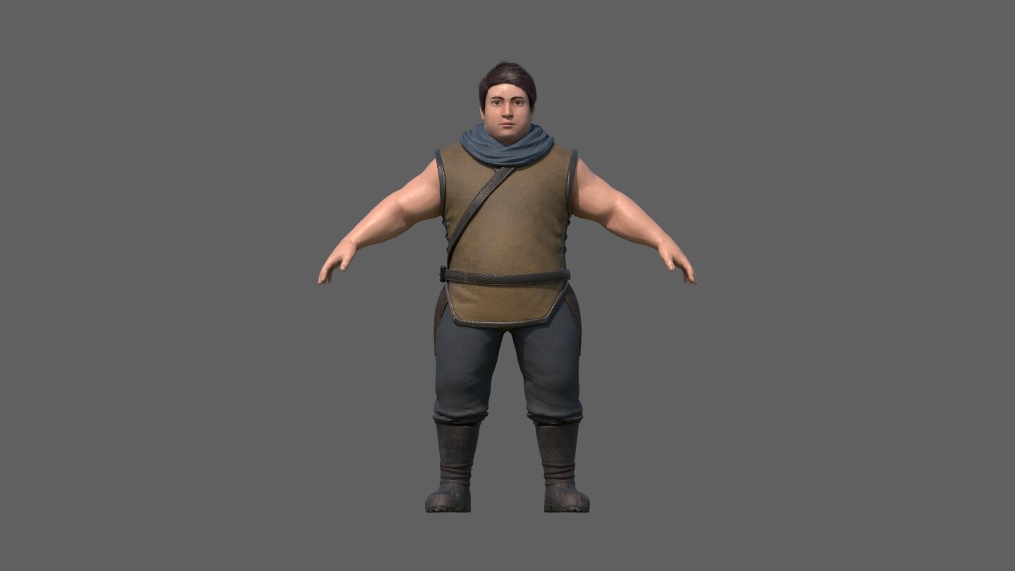 ArtStation - Chinese style Fat man B3 | Resources