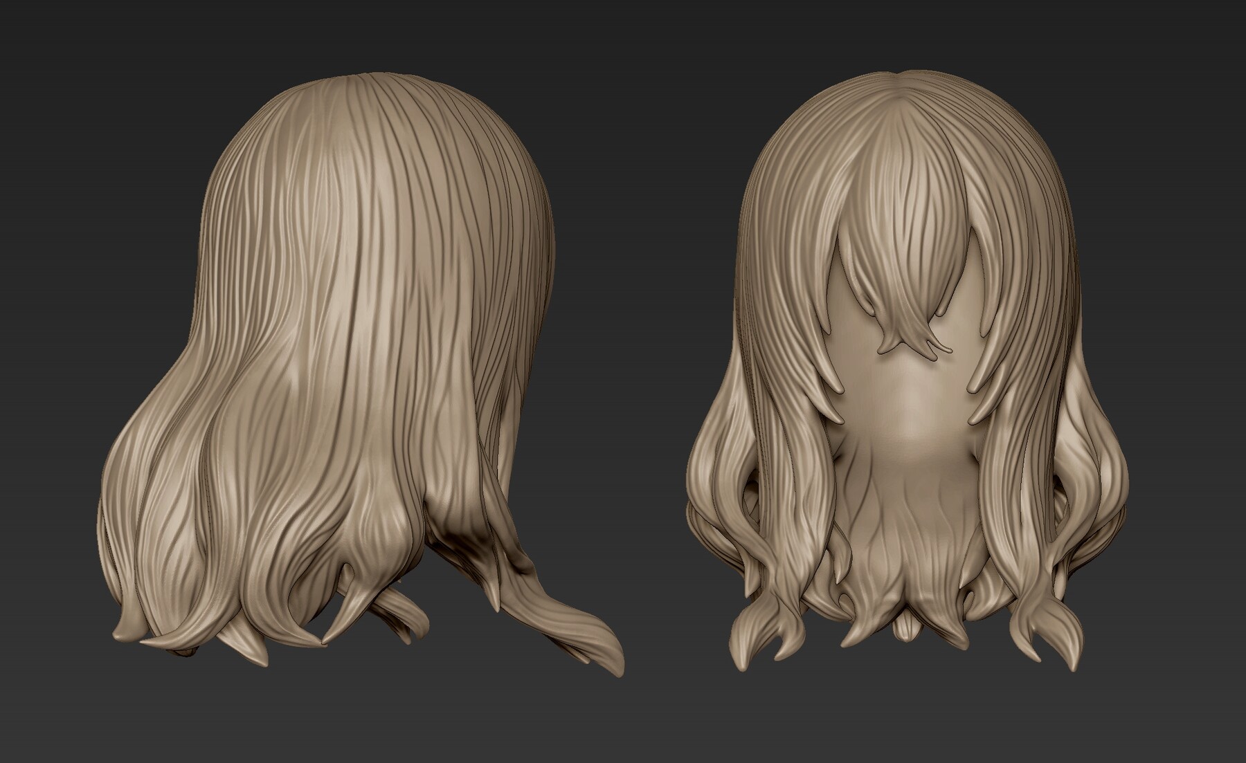 ArtStation - Hair Collection 7 | Resources