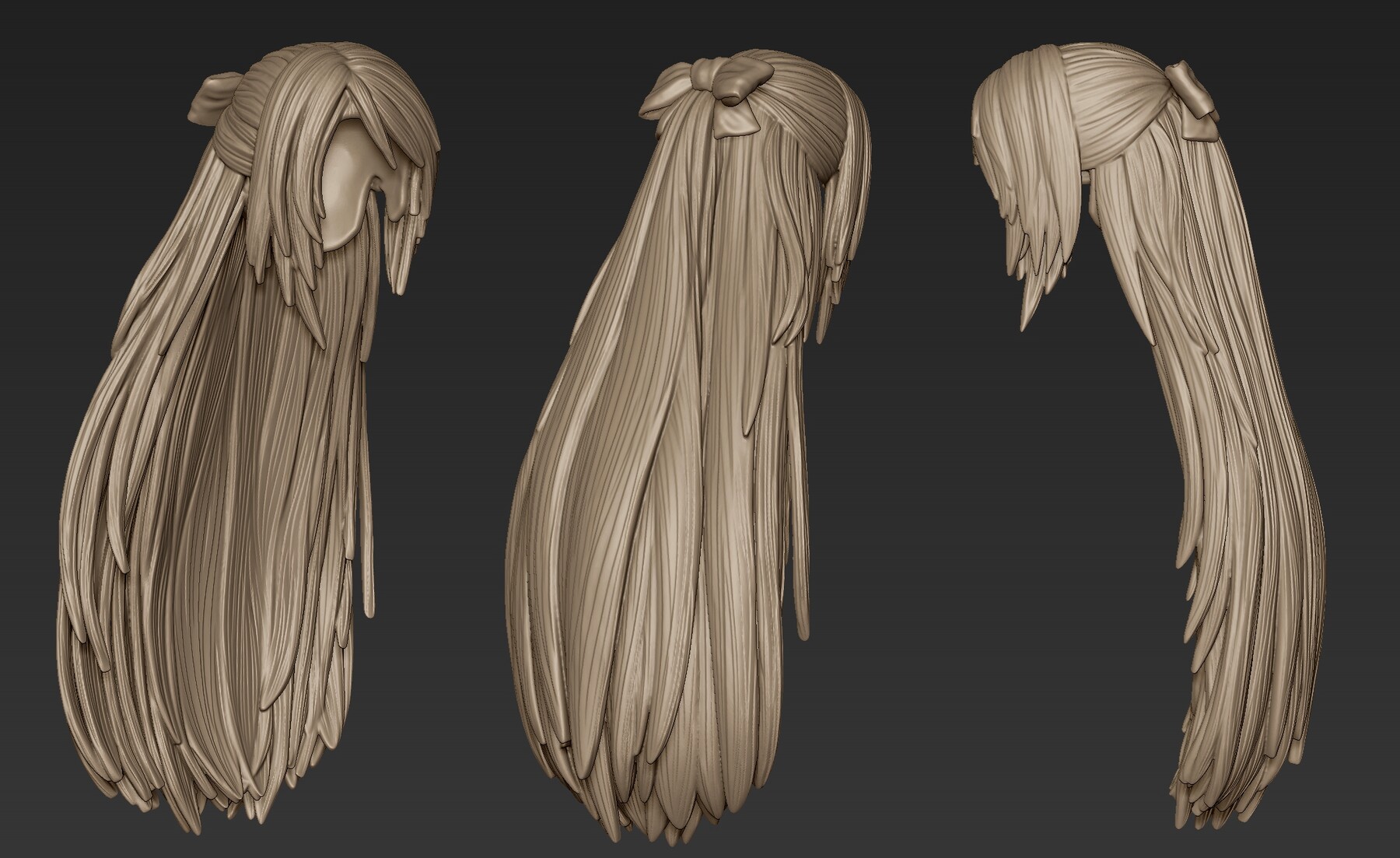 ArtStation - Hair Collection 7 | Resources