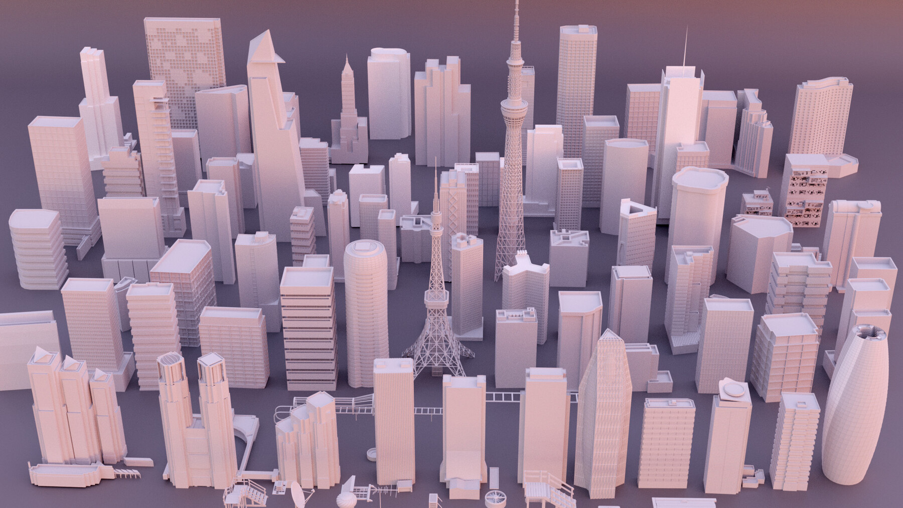 ArtStation - 100+ Unique Building Kitbash Bundle VOL-2 | Resources