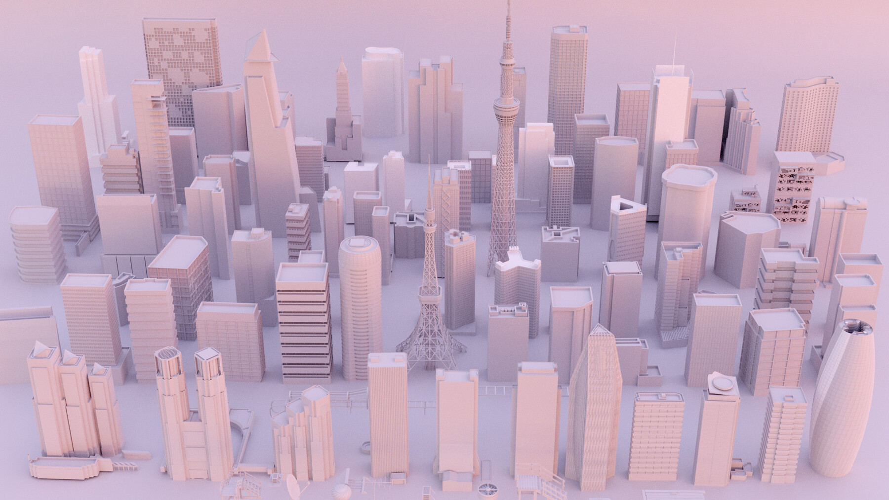 ArtStation - 100+ Unique Building Kitbash Bundle VOL-2 | Resources