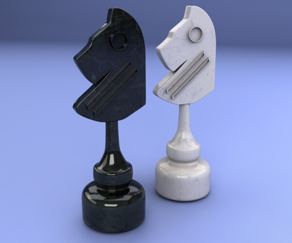 ArtStation - Chess Piece - Knight | Game Assets