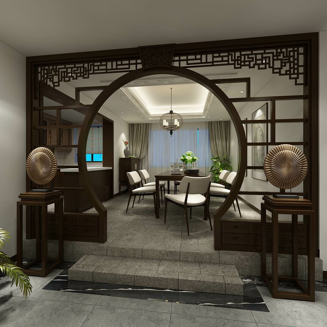 ArtStation - Chinese living room design 03 | Resources